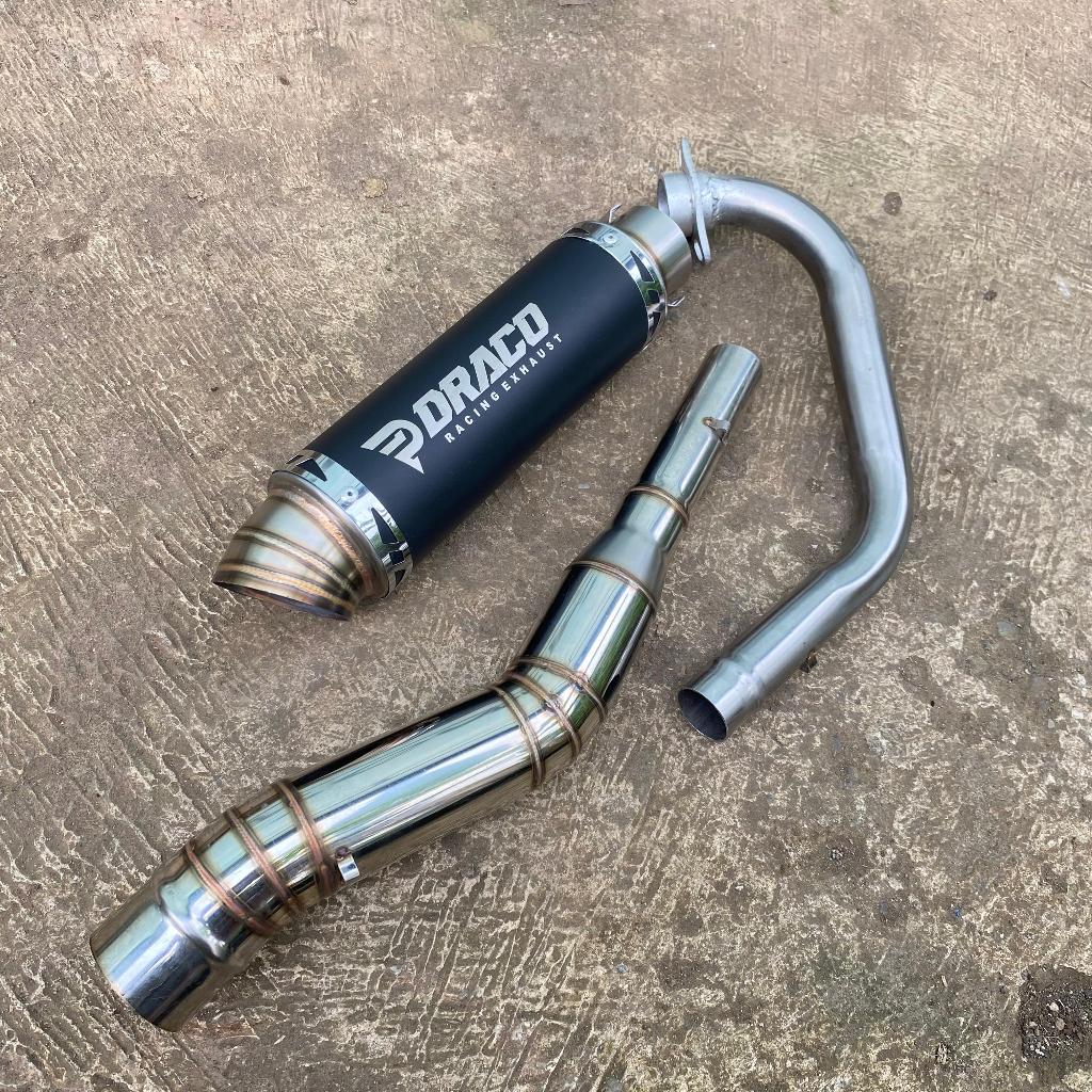 Original Draco Coating fullest Racing Exhaust for vixion r15 cb150 ...