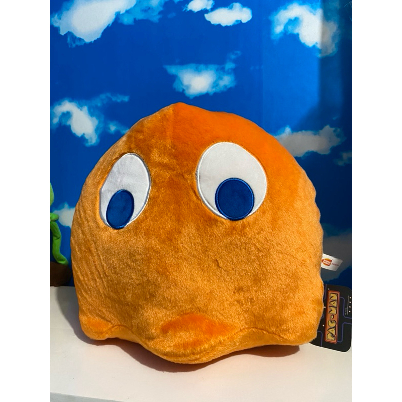 Original Pacman Orange Ghost Doll Bandai Namco Plush Toy | Shopee ...