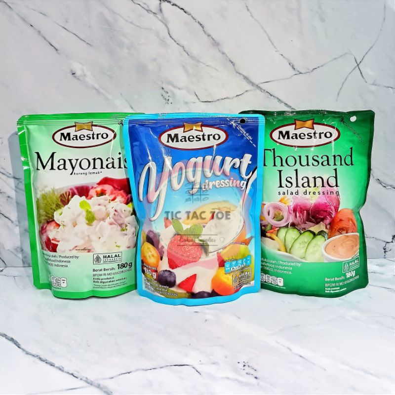 Mayonnaise maestro all variant/Mayonise/Mayonnaise maestro 180g/mayones ...