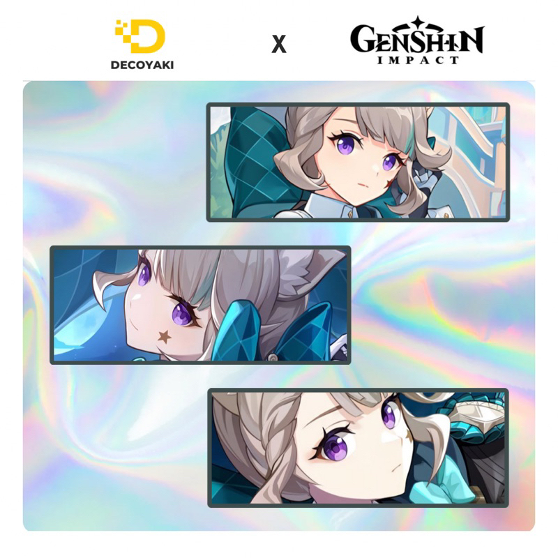 Lynette Genshin Impact Hologram Slap Sticker, Lynette Genshin Impact ...