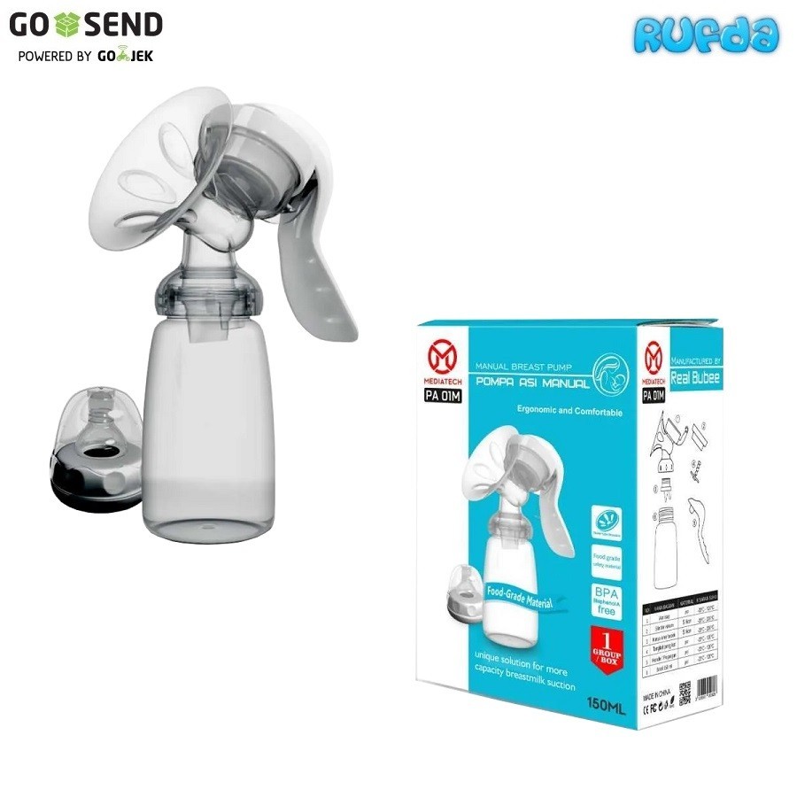 Real Bubee Manual Breastpump BPA Free Quality Breast Pump | Shopee Philippines