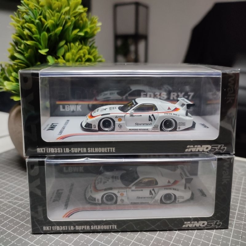 PUTIH Inno64 Mazda RX7 FD3S LBWK LB-Super Silhouette Liberty Walk ...
