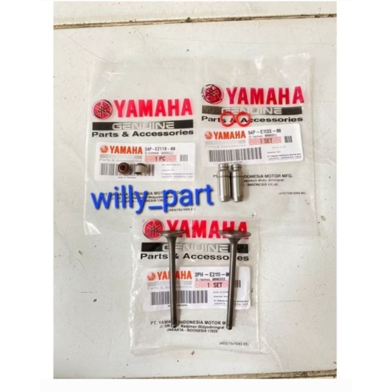 Valve Bottle Bushing + Valve Seal + Valve Set Valve Umbrella/ Mio M3 ...