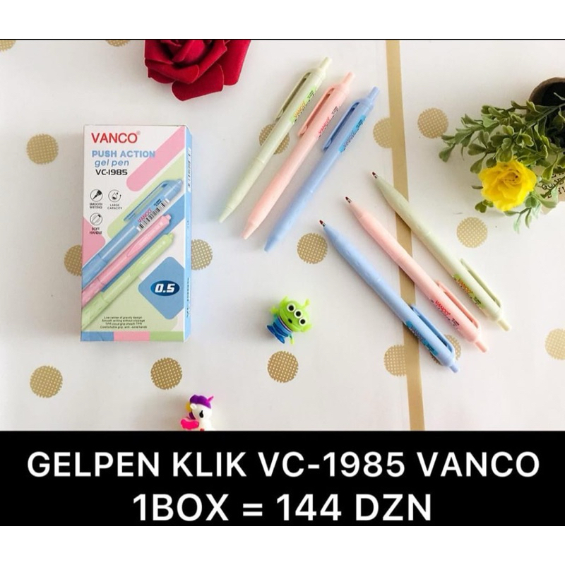 Vanco VC-1985 Gel Pen 0,5 (12 pcs) | Shopee Philippines