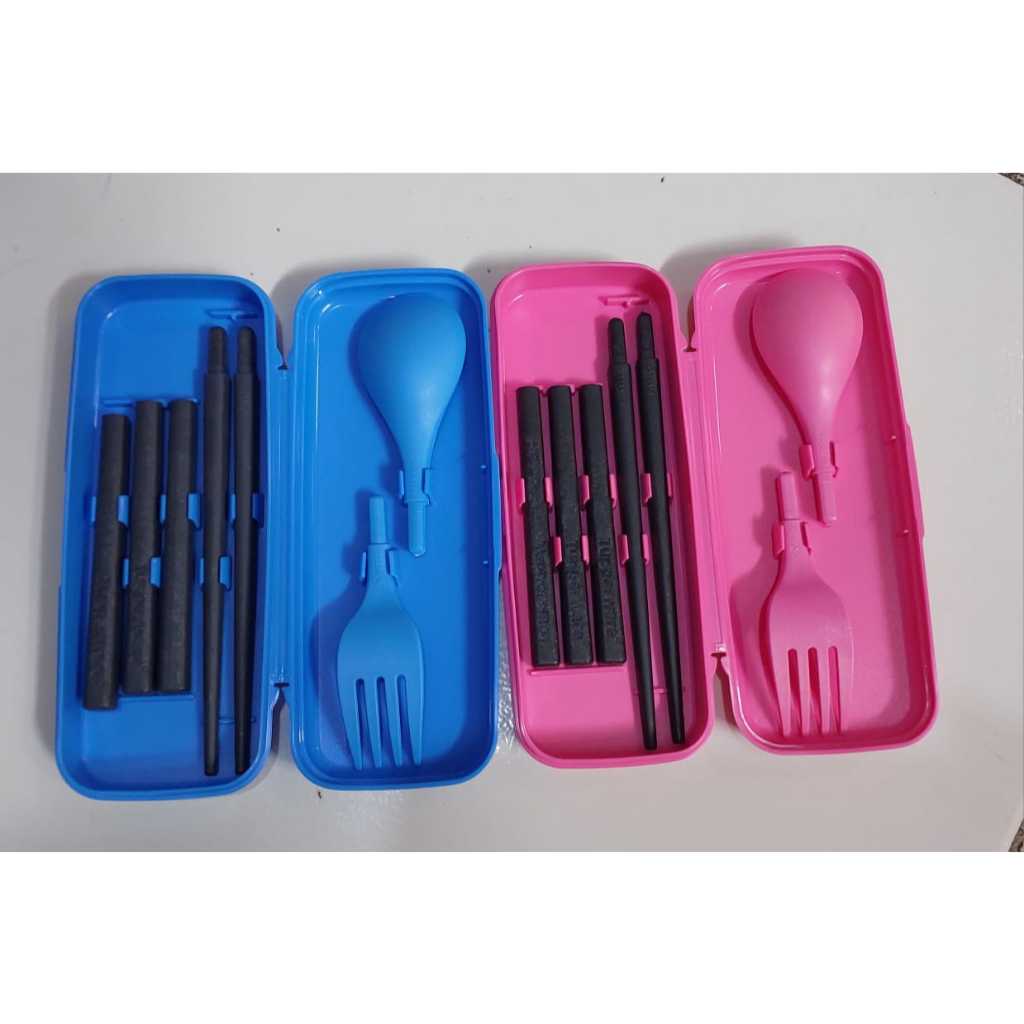 Tupperware Portable Chopstick Spoon Fork Chopsticks | Shopee Philippines