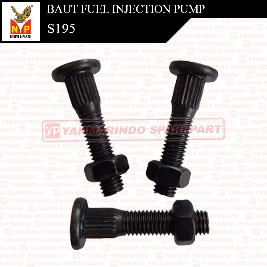 MESIN R175 S195 S1100 Oil Pump Bolt Stud Fuel Pump dongfeng Engine 7PK ...