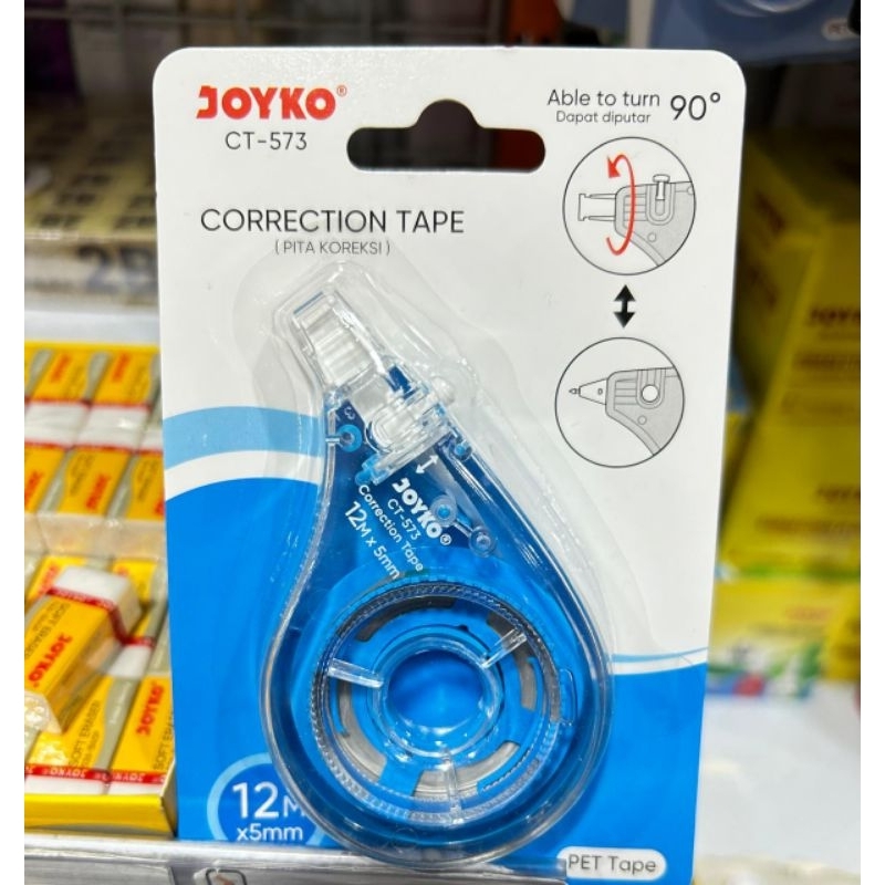 Joyko Tip-ex Paper Correction Tape || Type Ex || Pen Writing Eraser ...