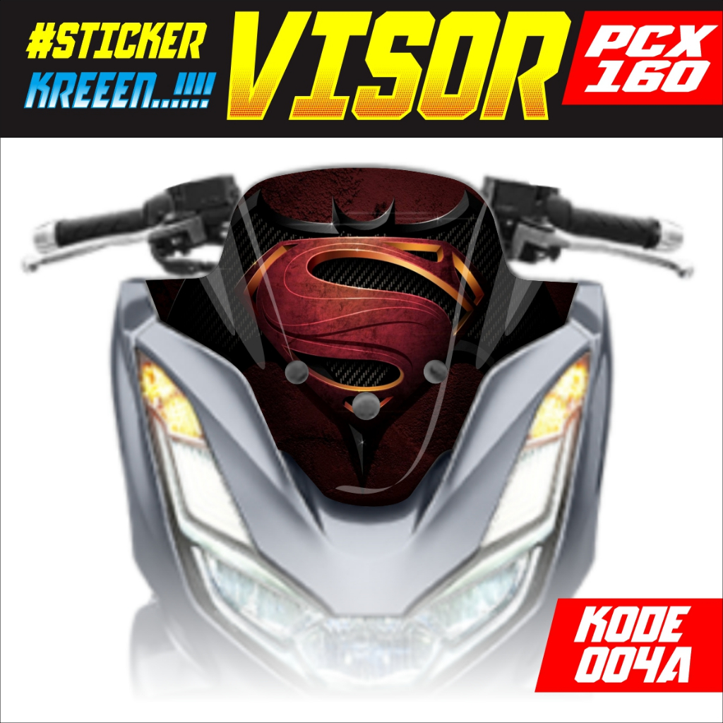 Honda PCX 160 VARIATION VISOR STICKER HONDA PCX 160 VARIATION VISOR ...