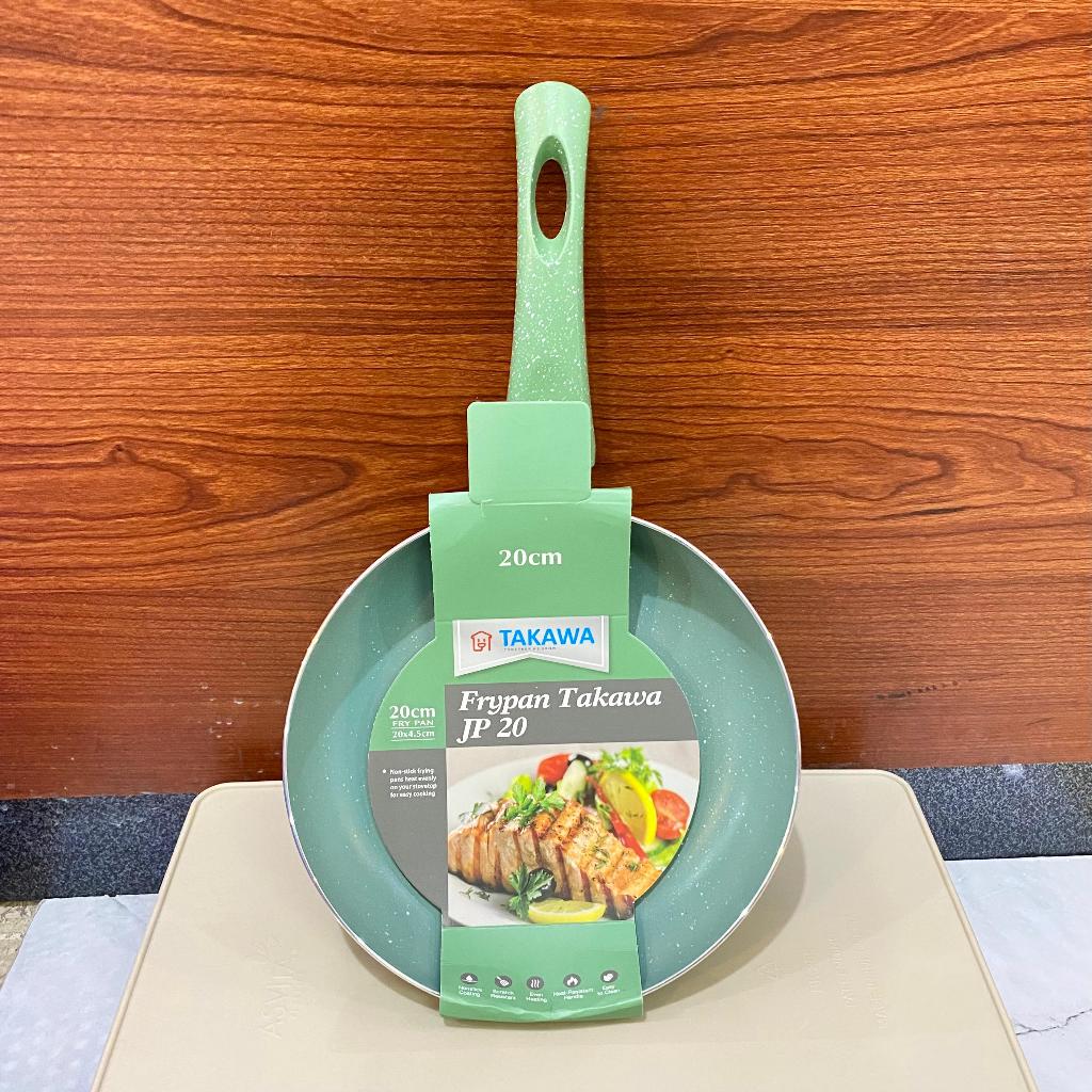 HIJAU FRYPAN GREEN TAKAWA JP 20 - MULTIPURPOSE TEFLON - ANTI-STICK WOK ...