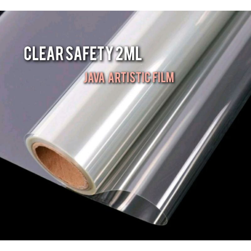 Transparent glass sticker/clear safety window film 2ml thick micron ...