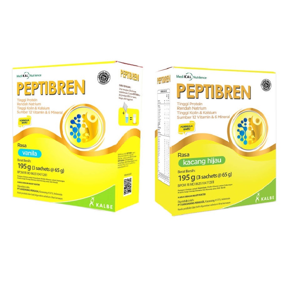 Peptibren 195gr Nutritional Milk For Nerve Health From Kalbe | Shopee ...