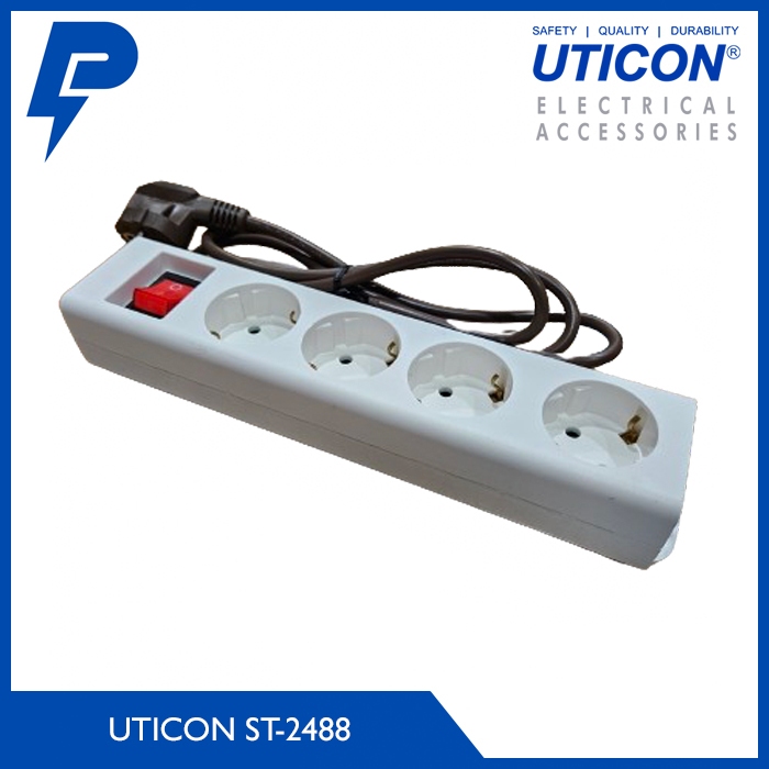 New!! 4-hole Terminal Ground Socket+Switch+Socket Safety+1.5 Meter ...