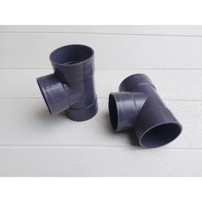 TEE PVC Pipe Connection 2" Shock 2Inch PVC Pipe Fittings | Shopee ...
