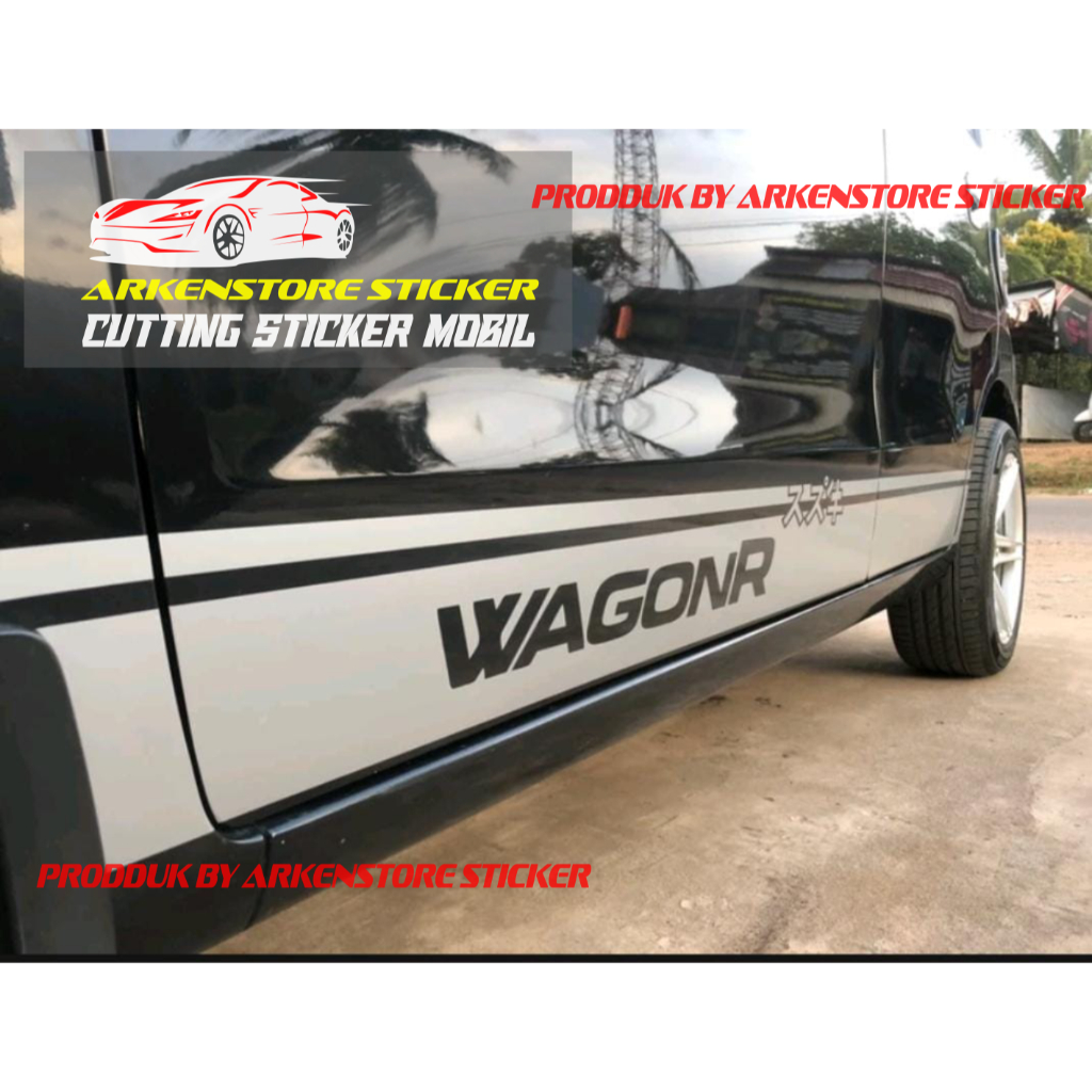 Sticker wagon r cutting sticker Car suzuki wagon r sticker list Side ...