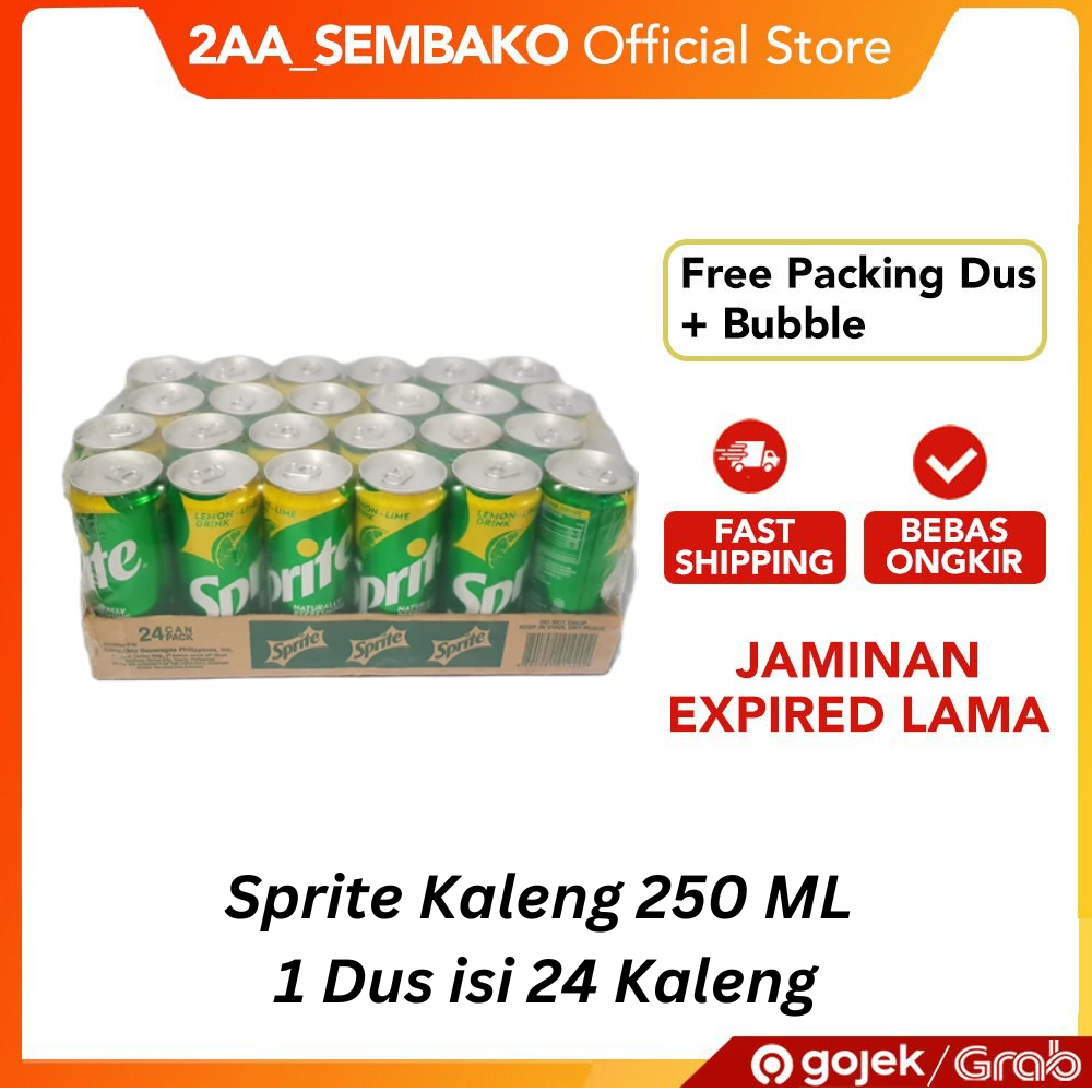 Sprite Cans 250 ML 1 Box Of 24 Cans | Shopee Philippines