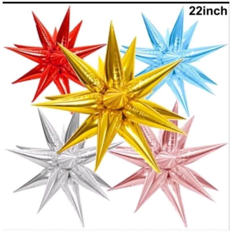 New Exploding Star Foil Balloon Start Join | Thorns Star Foil ...