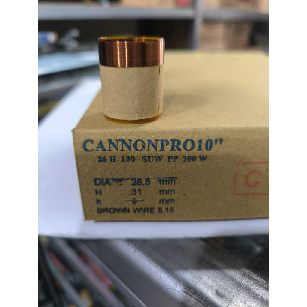Capton Speaker Spool diameter 25,5mm (1inc) Cannon Pro 10" / Spool ...