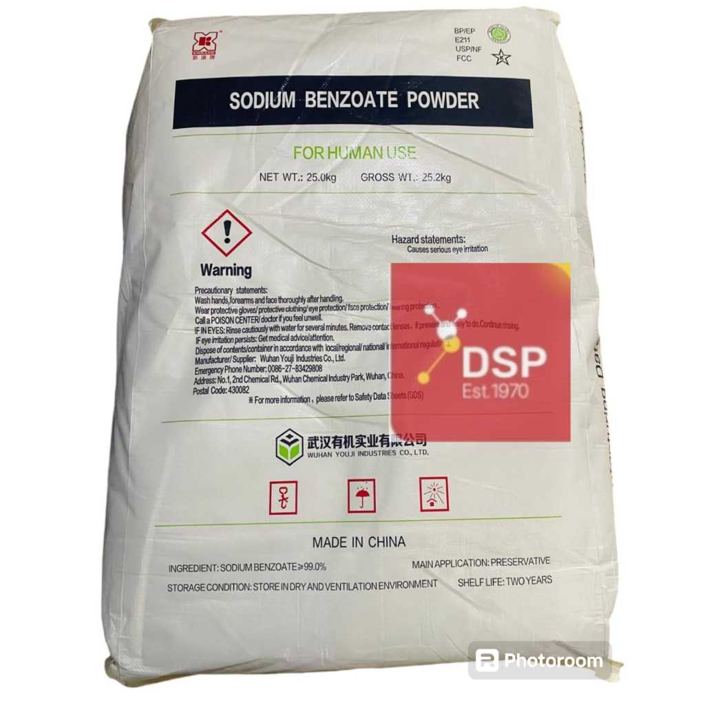Sodium Benzoate Wuhan Ex. Rrt Food Grade Food Preservative 1 Kg ...