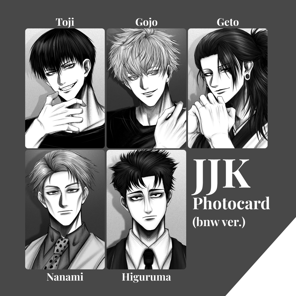 Jujutsu Kaisen Photocard Series Version - JJK Fanmerch | Shopee Philippines