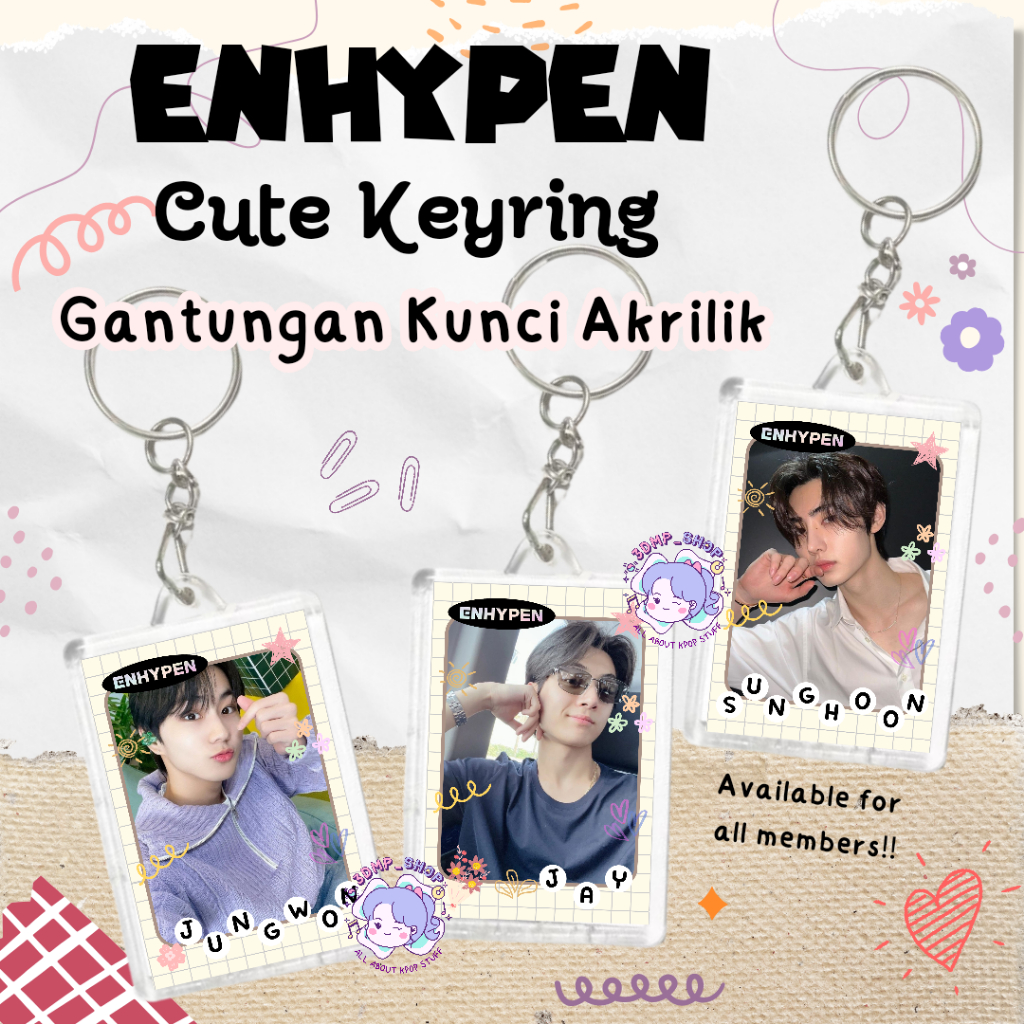 GANTUNGAN Enhypen Jay Niki Sunoo Sunghoon Jungwon Jake Heeseung ...