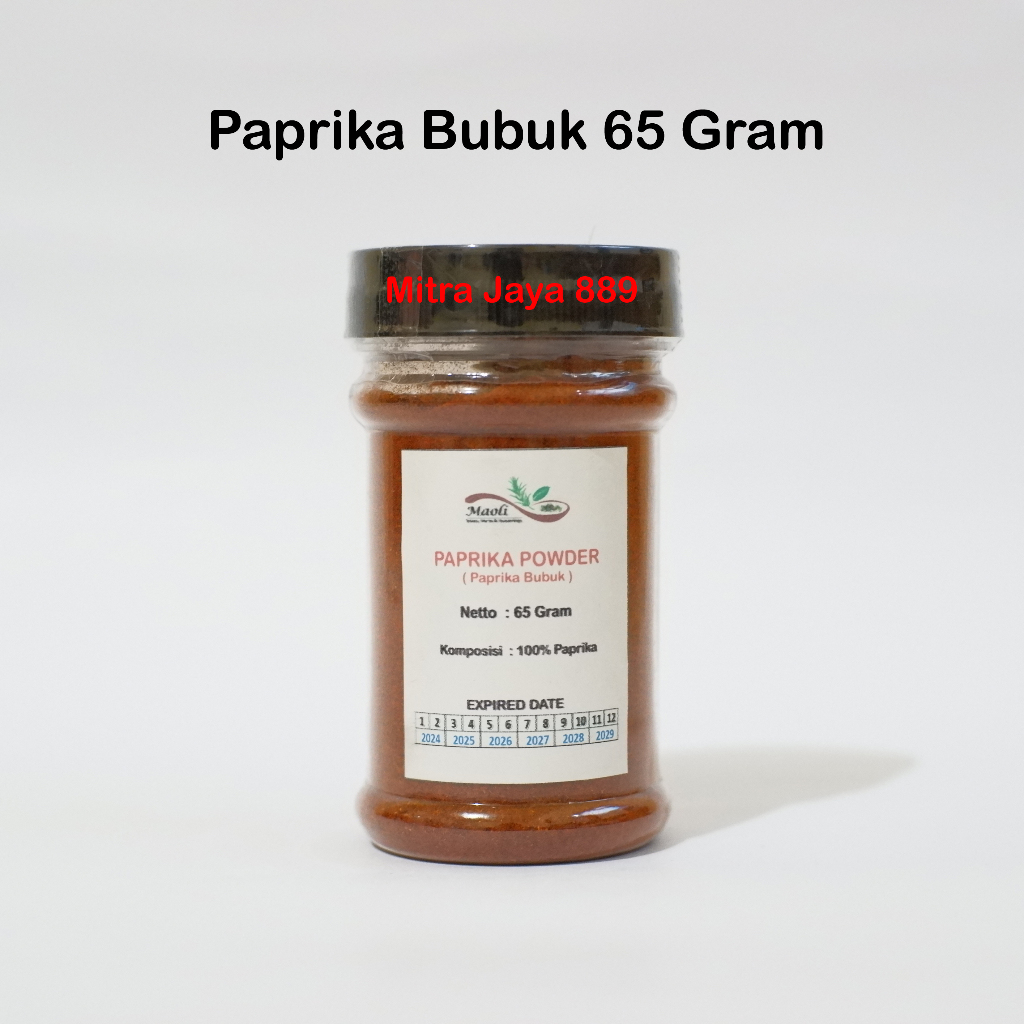 MERAH Pure Paprika Powder 65g Red Paprika Powder/ Red Capsicum Powder ...