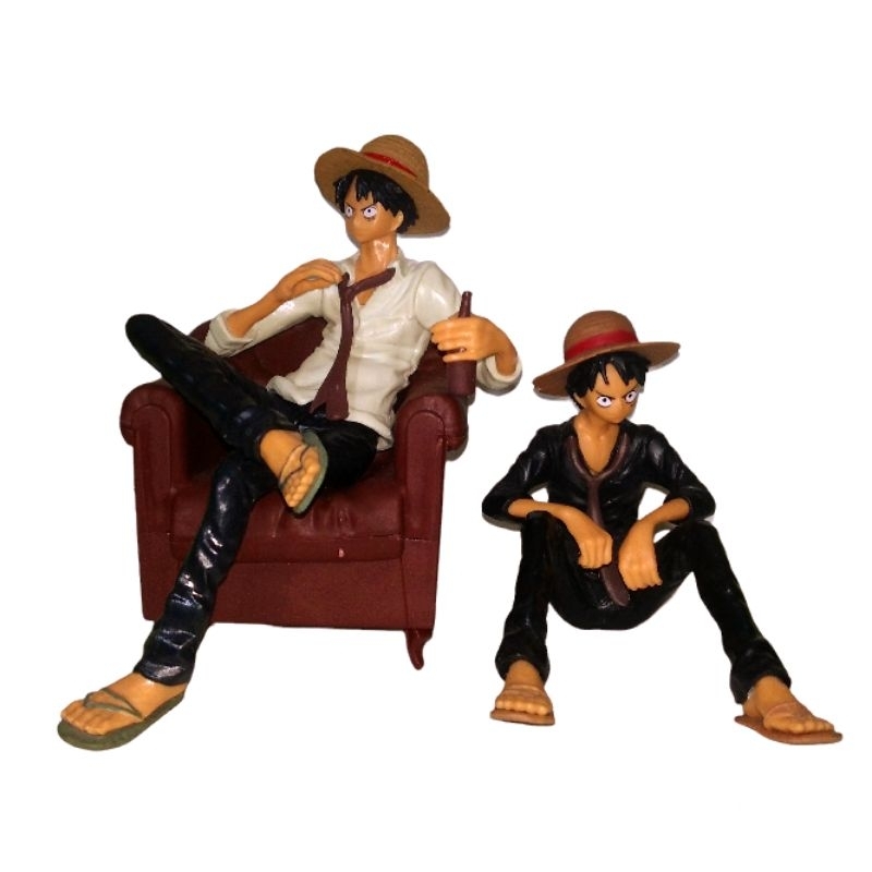 Action FIGURE ONE PIECE LUFFY Sitting SOFA | Shopee Philippines