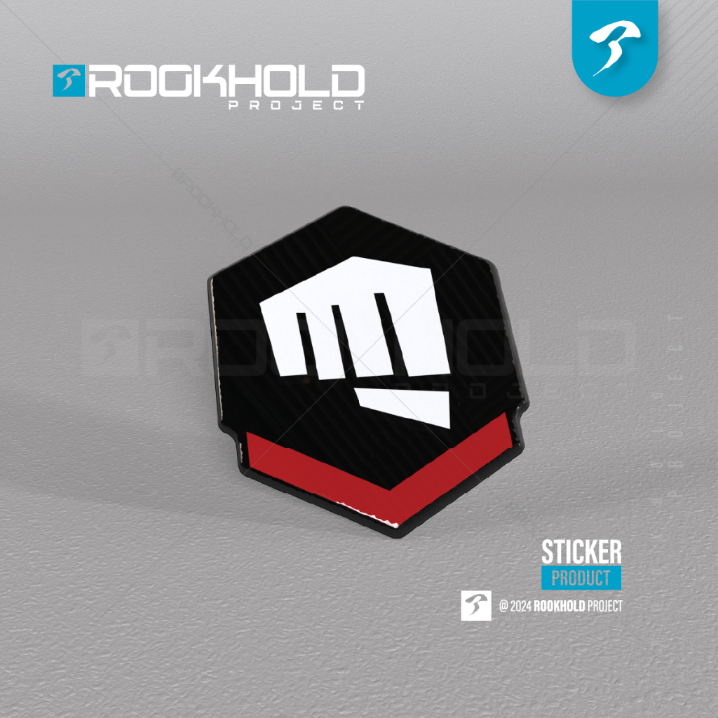 Valorant Emblem Sticker | Valorant Embossed Sticker | Valorant | Shopee ...