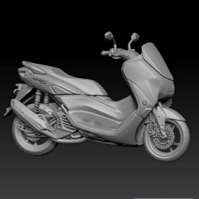 Figure 1/64 Unpainted yamaha nmax Hotwheel Miniature matchbox Miniature ...