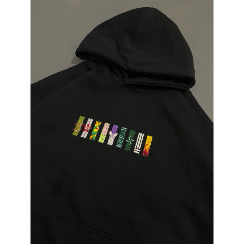 Hoodie EMBROIDERY HASHIRA ICON DEMON SLAYER | Shopee Philippines