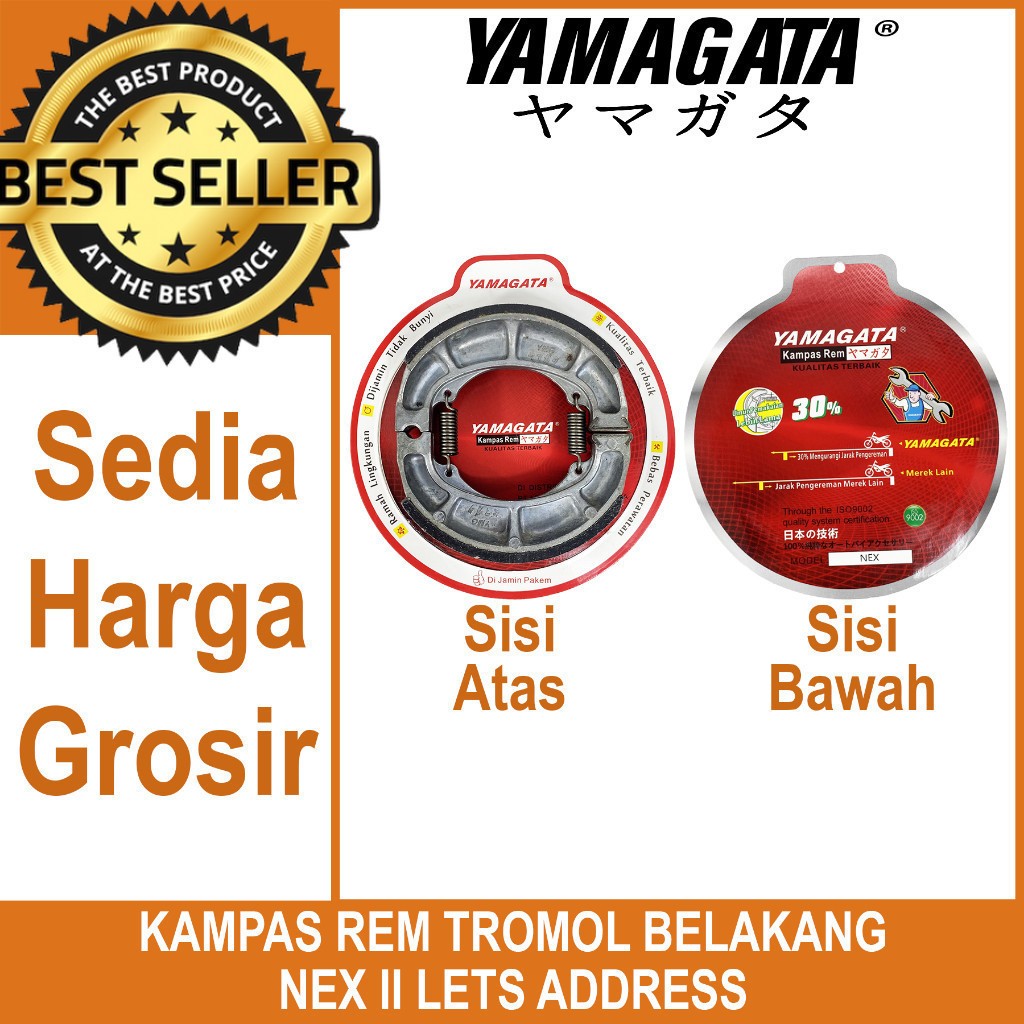 Yamagata Rear Brake Pads TROMOL - force1 gl pro grand kharisma mio ...