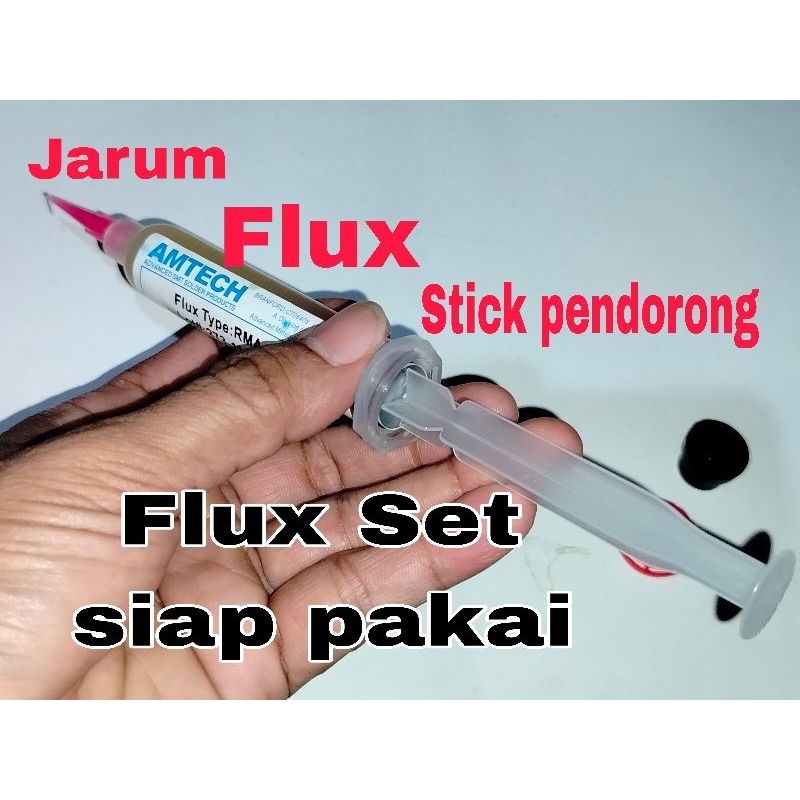 Flux Set is ready to use Flux, needles and pusher | Shopee Philippines