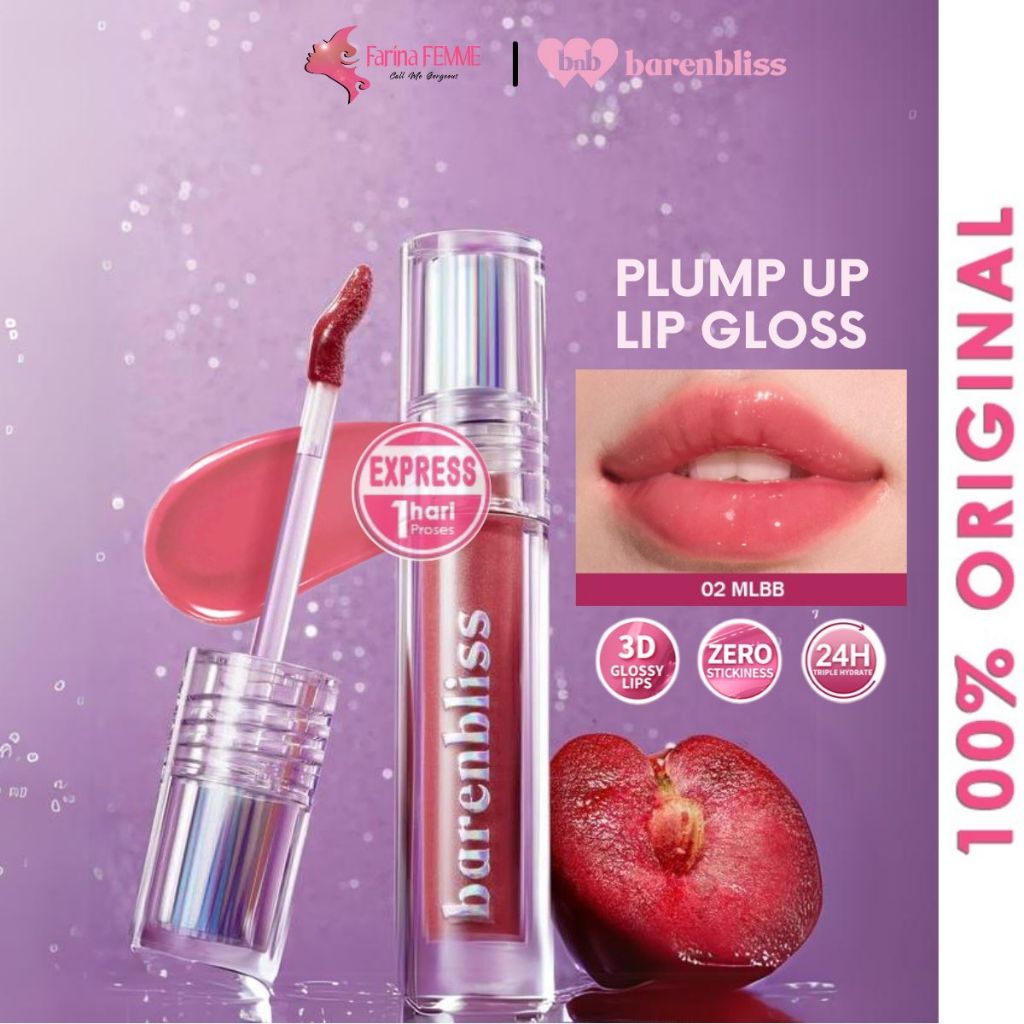 Femme || [NEW Launch] BNB Barenbliss Plum Makes Plumping Lip Gloss | Shopee Philippines
