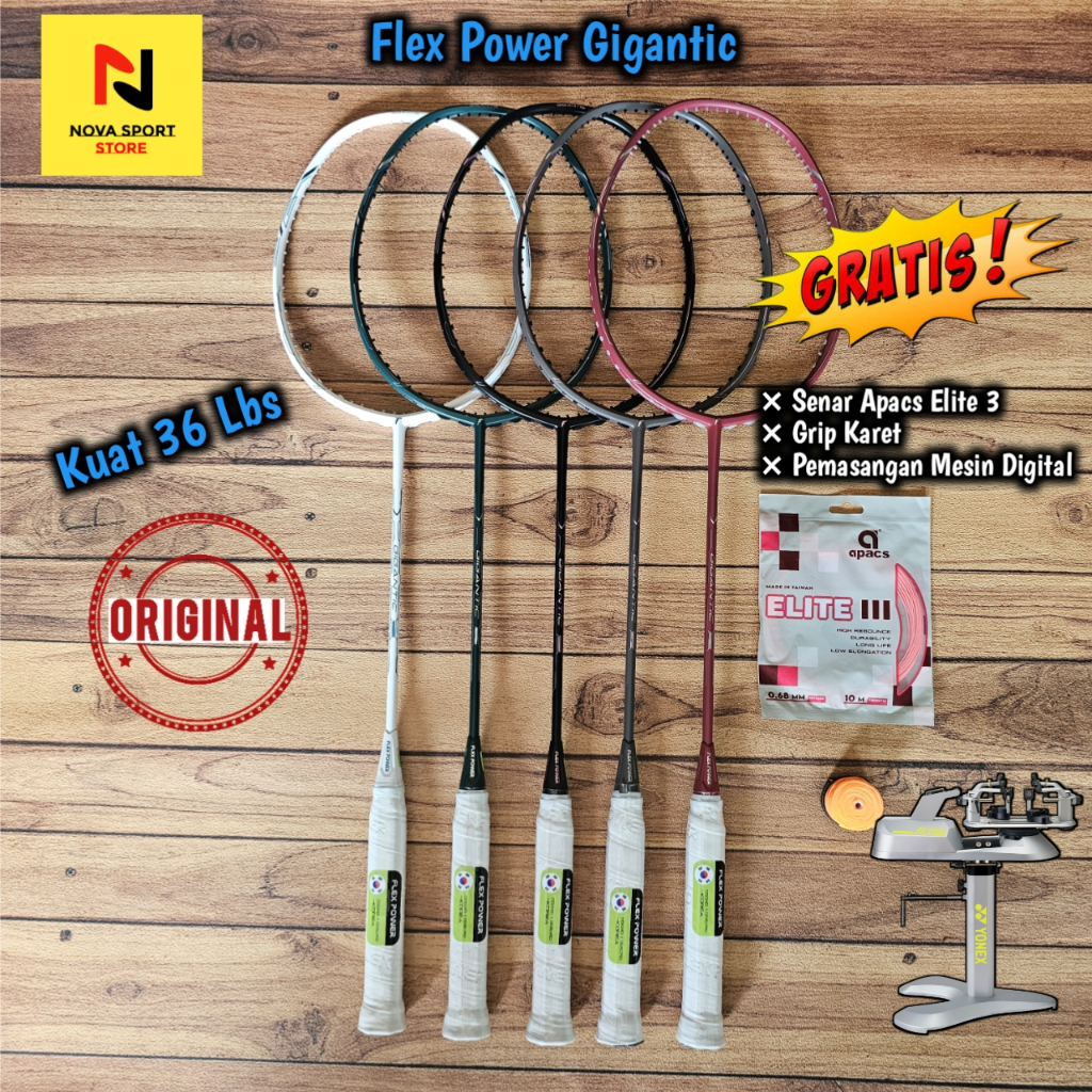 Flex Power Gigantic Badminton Racket | Shopee Philippines
