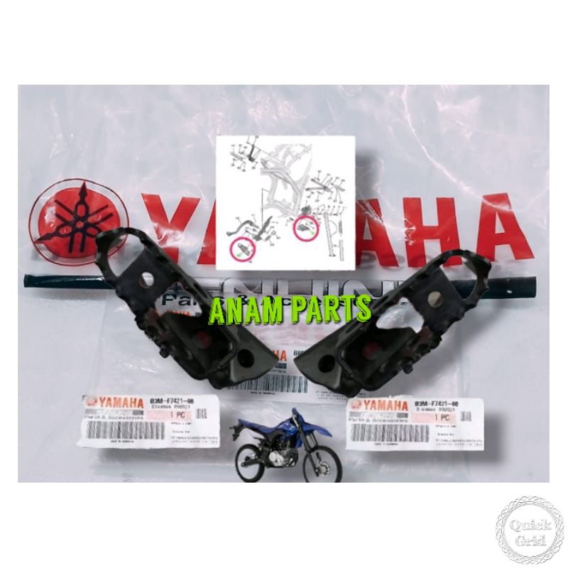 Step FOOT STEP FRONT WR155 WR 155 (B3M) ORIGINAL YAMAHA | Shopee ...