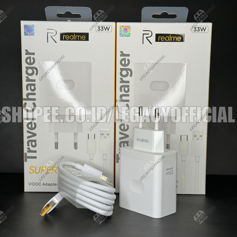 Charger REALME 33W / 65W/ 67W/ 80W Original 100% SUPER VOOC SUPERDART ...