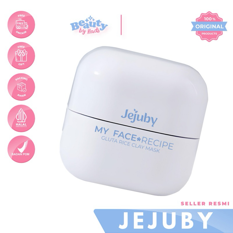 Beautyby.nads | Jejuby CLAY MASK MY FACE RECIPE GLUTA RICE CLAYMASK ...