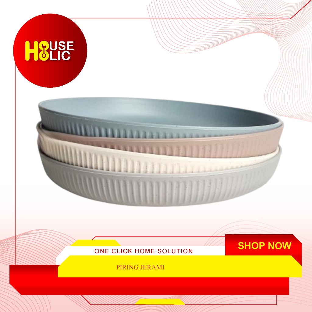 Straw Plate / Round Plastic Dinner Plate 23 CM Wheat Straw Dinner Plate ...