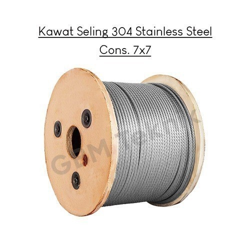 304 2MM Stainless Wire Rope/304 2MM Stainless Wire Rope | Shopee ...