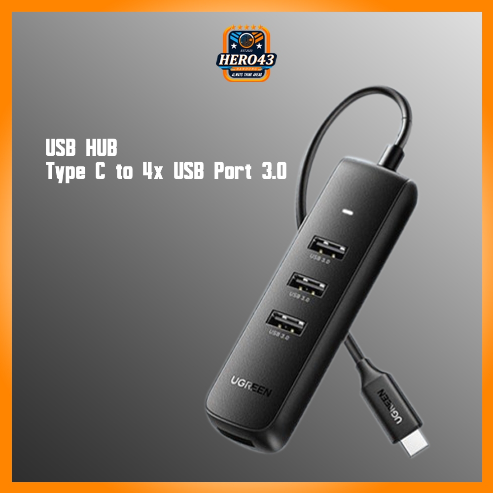 Ugreen 4 In 1 Usb Type C To Usb Port 3.0 HUB Laptop PC 1 Year Warranty ...