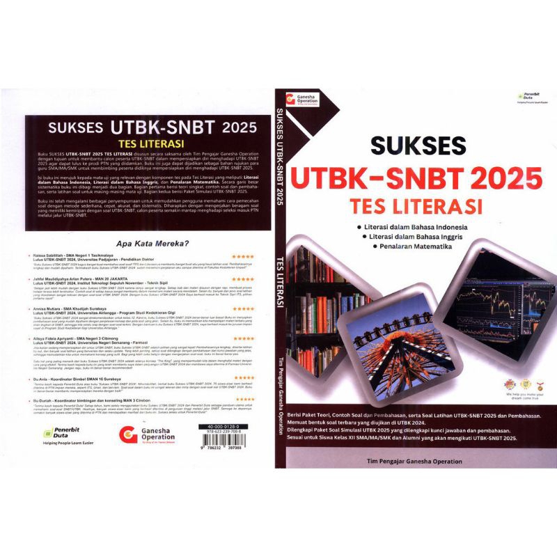 Utbk-snbt 2025 SUCCESS BOOK NEWEST LITERACY TEST | Shopee Philippines