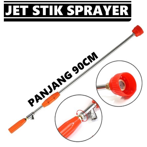 Jet Stick Sprayer Spray High Pressure Mist model Length 90CM | Shopee ...