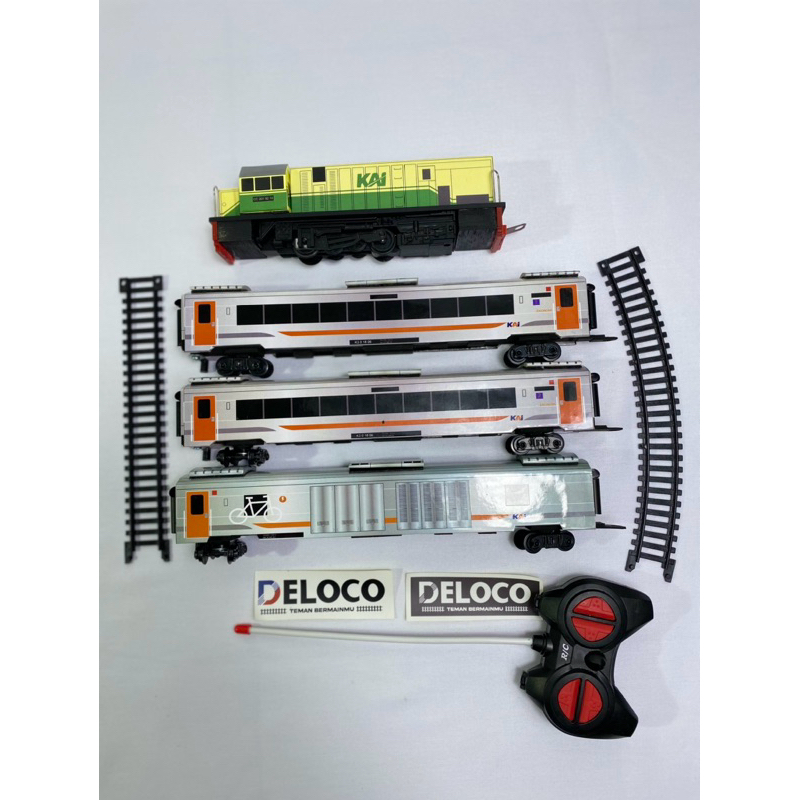 Indonesian RC toy train package, remote control toy train, vintage RC ...