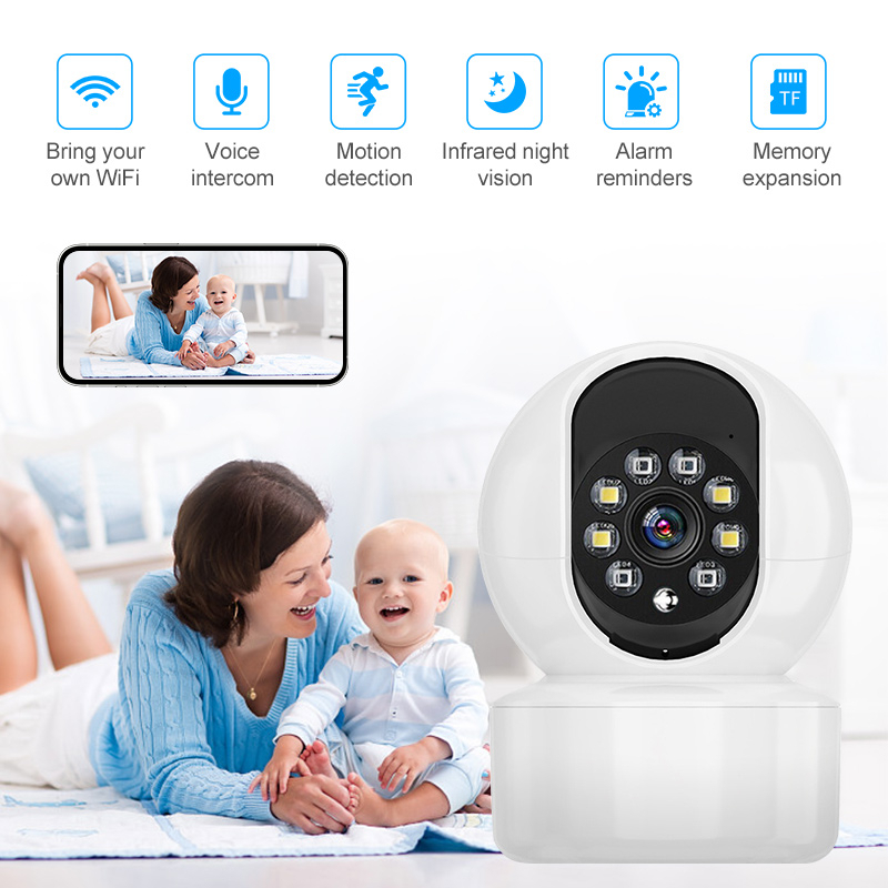 Cctv WiFi 5MP Full HD Camera Indoor IP Smart Camera cctv PTZ 360 Degree ...