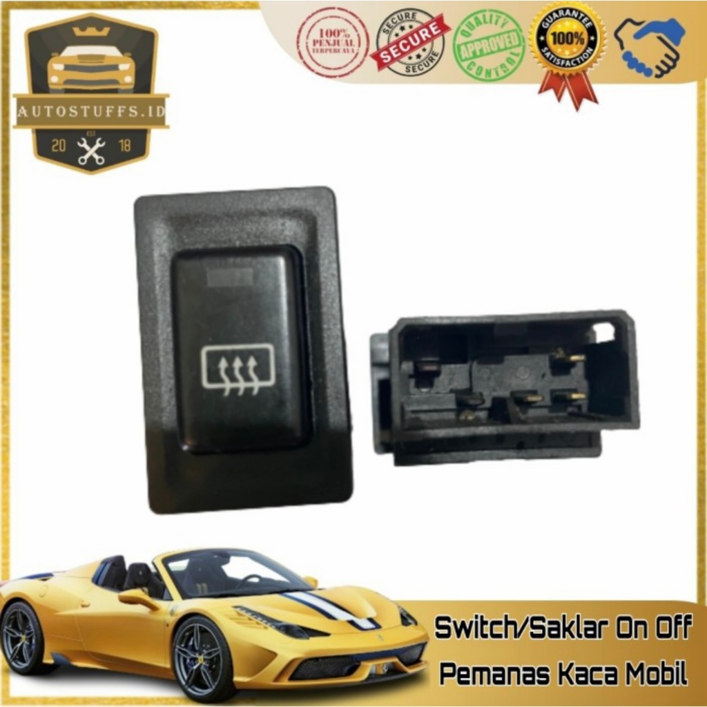 Universal Car Rear Window Heater Switch/Switch On Off Thief | Shopee ...