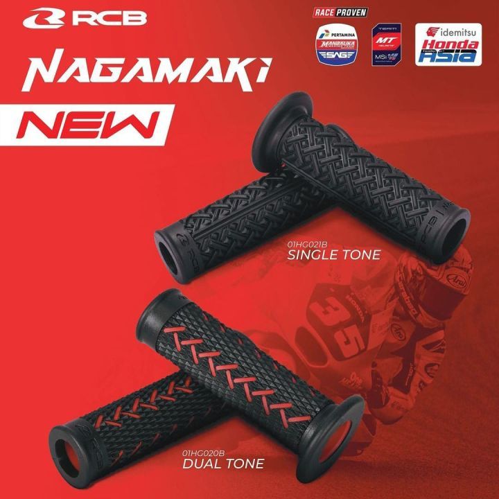 HITAM MERAH GRIP RCB - HAND GRIP RCB NAGAMAKI SERIES ORIGINAL RCB BLACK ...