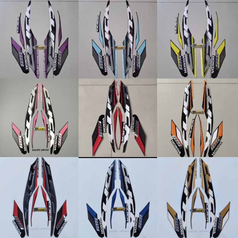Honda click 125i 125 striping Vario click 2018 2019 Quality motorbike ...