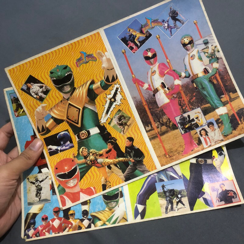 Vintage Power Rangers Old School Image Pennant Poster | Shopee Philippines
