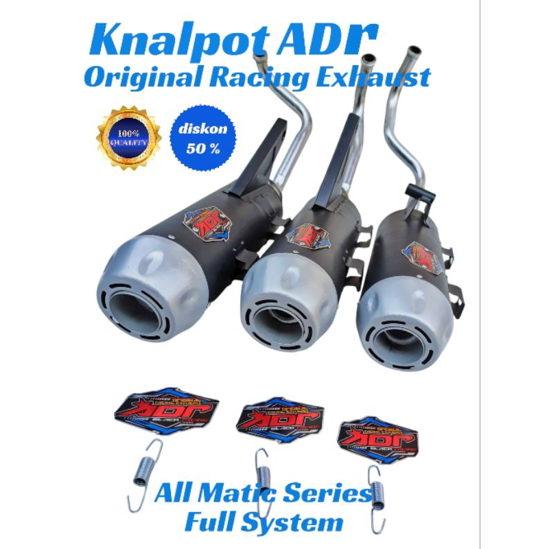 Standard Exhaust ADR Original Racing Exhaust All Matic Series, Beat fi ...