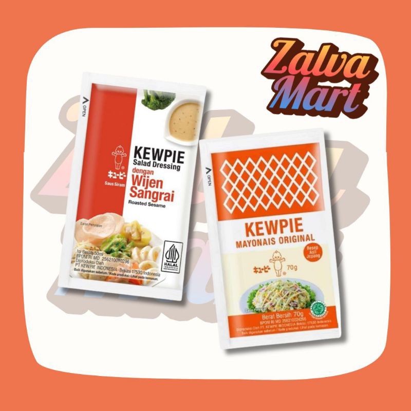 Japanese Kewpie Mayonnaise sachet sauce 70 g & Roasted Sesame Flush Sauce 50ml MA | Shopee ...
