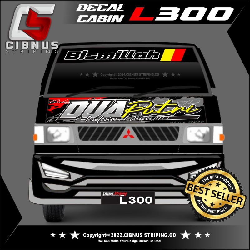 MITSUBISHI L300 Pickup Car Cabin Sticker.Mitsubishi L300 Cabin Sticker ...